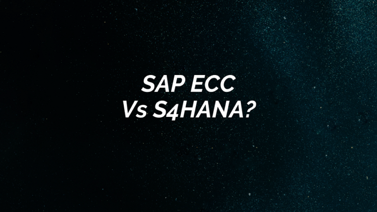 What is the difference between SAP ECC ERP and SAP S4/HANA? - Jupiter ...